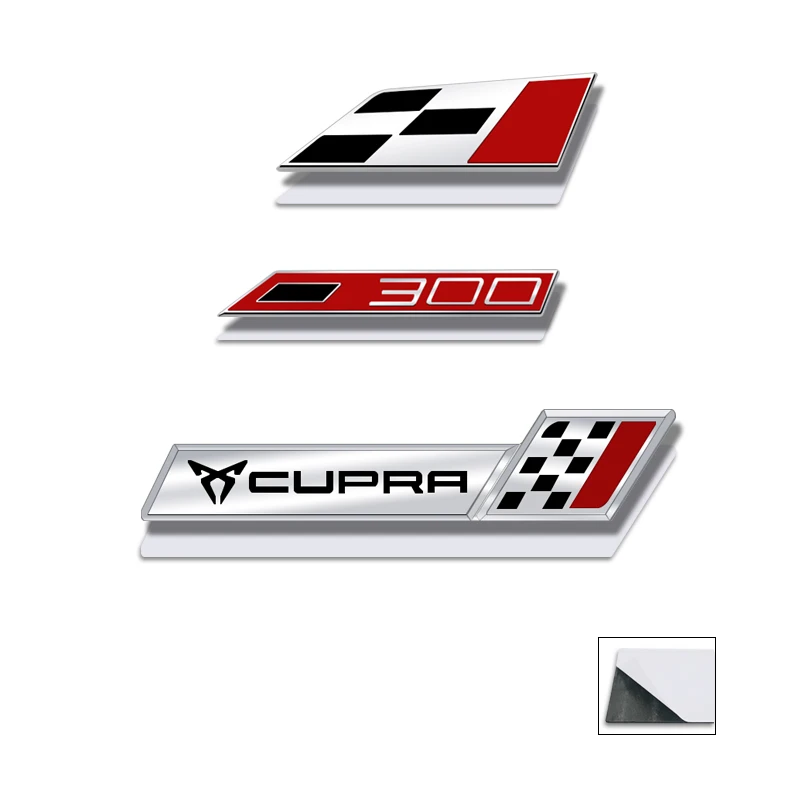 Car-R-Cupra-Stickers-3D-Metal-Race-300-Flag-Trunk-Emblem-Grille-Badge ...