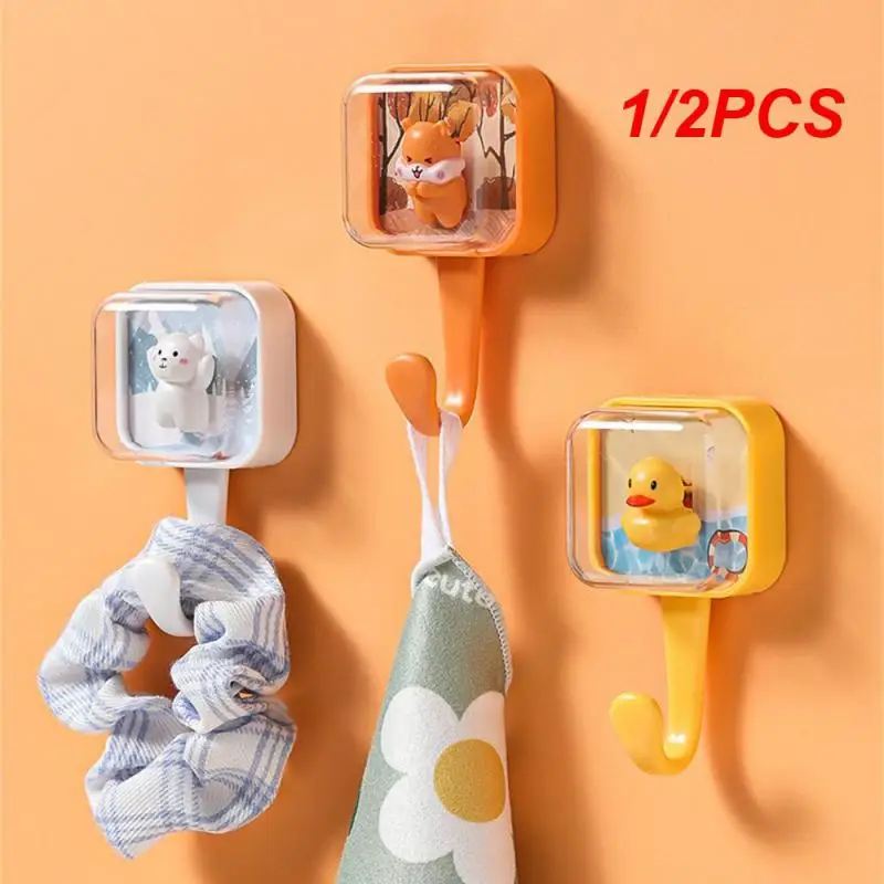 1-2PCS-Fun-Hook-Funny-Animal-Designs-Leave-No-Trace-Can-Be-Reused ...