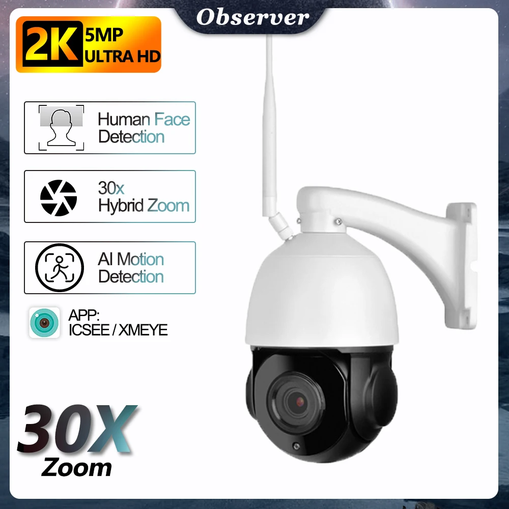 5MP-WIFI-Camera-Outdoor-30x-Optical-Zoom-Security-Camera-AI-Motion ...