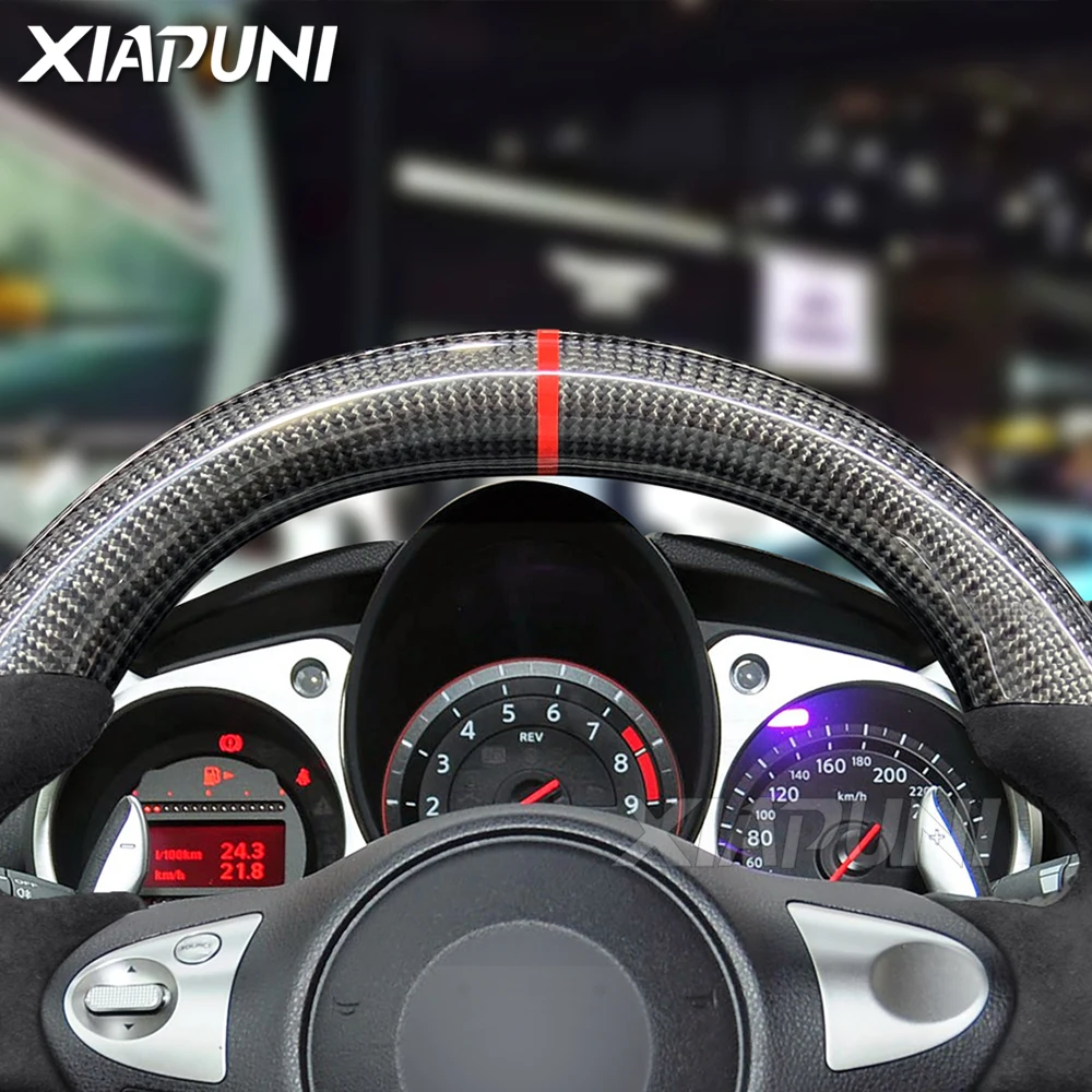 Customized Racing Wheel in Carbon Fiber and Alcantara for Nissan 370z ...