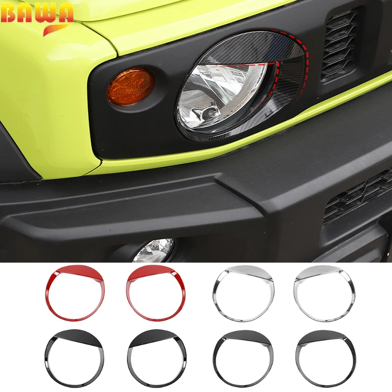 BAWA Car Front Headlight Lamp Decoration Cover Stickers For Suzuki ...