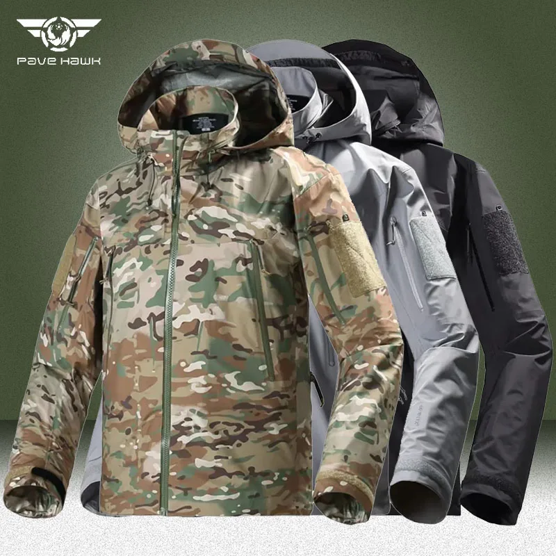 Waterproof-Tactical-Jackets-Men-Autumn-Winter-Multi-pocket-Windproof ...