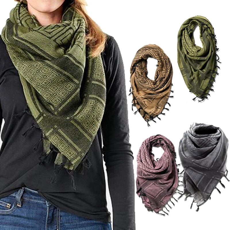 Shemagh-bufanda-militar-t-ctica-de-Keffiyeh-rabe-de-algod-n-envoltura ...