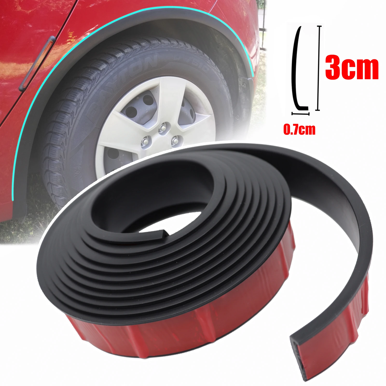 Universal-Fender-Flares-Car-Wheel-Arches-Wing-Expander-Arch-Eyebrow ...