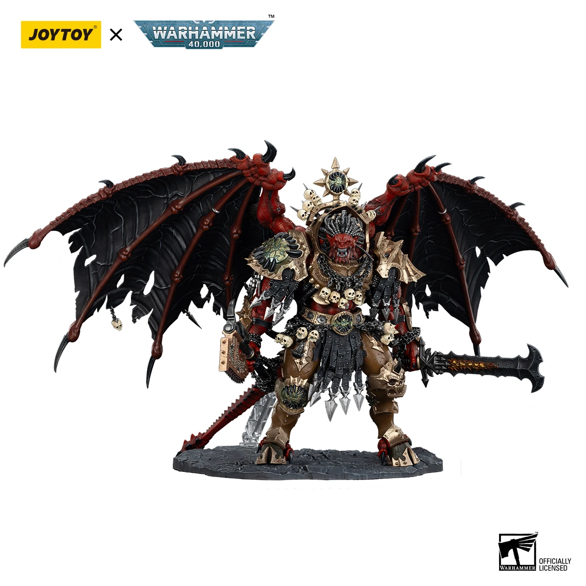 [Stock listo] JOYTOY 40K figuras de acción 1/18 World Eaters Legion ...