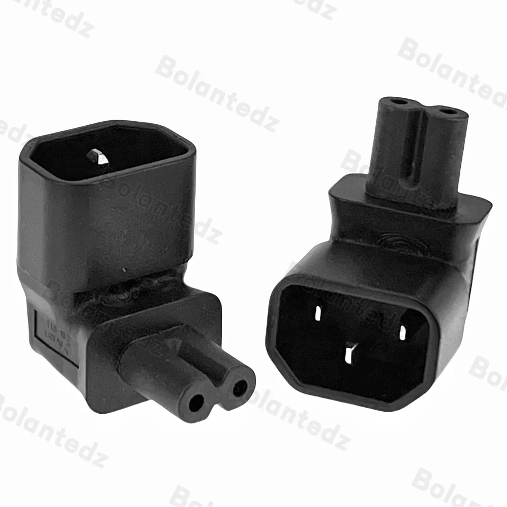 1Pcs 90 Degree UP Right Angled IEC angle IEC320 IEC 320 C14 Socket to ...