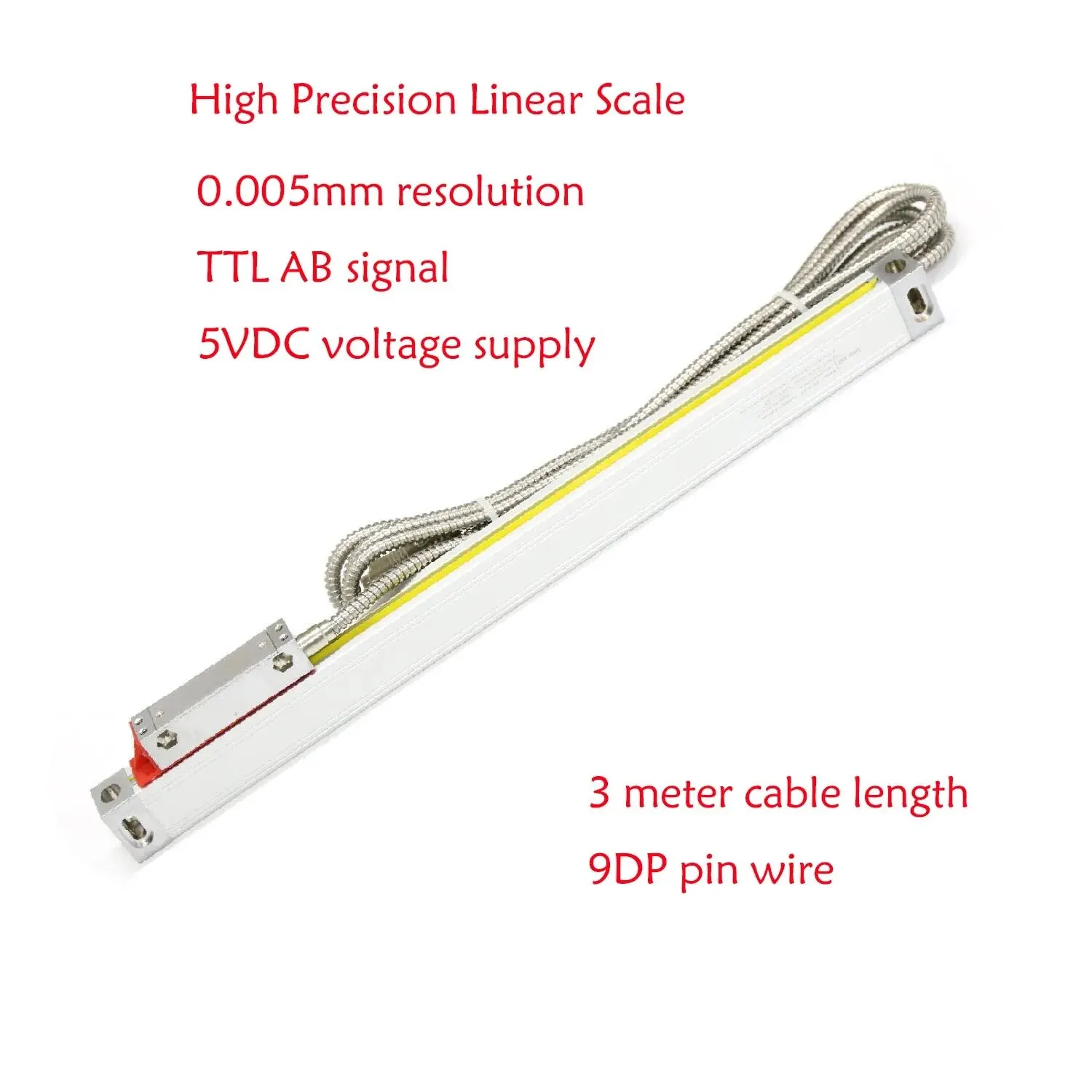 Schlanke-hochpr-zise-0-005mm-d-nne-Drehmaschine-lineare-Skala-ttl-50 ...