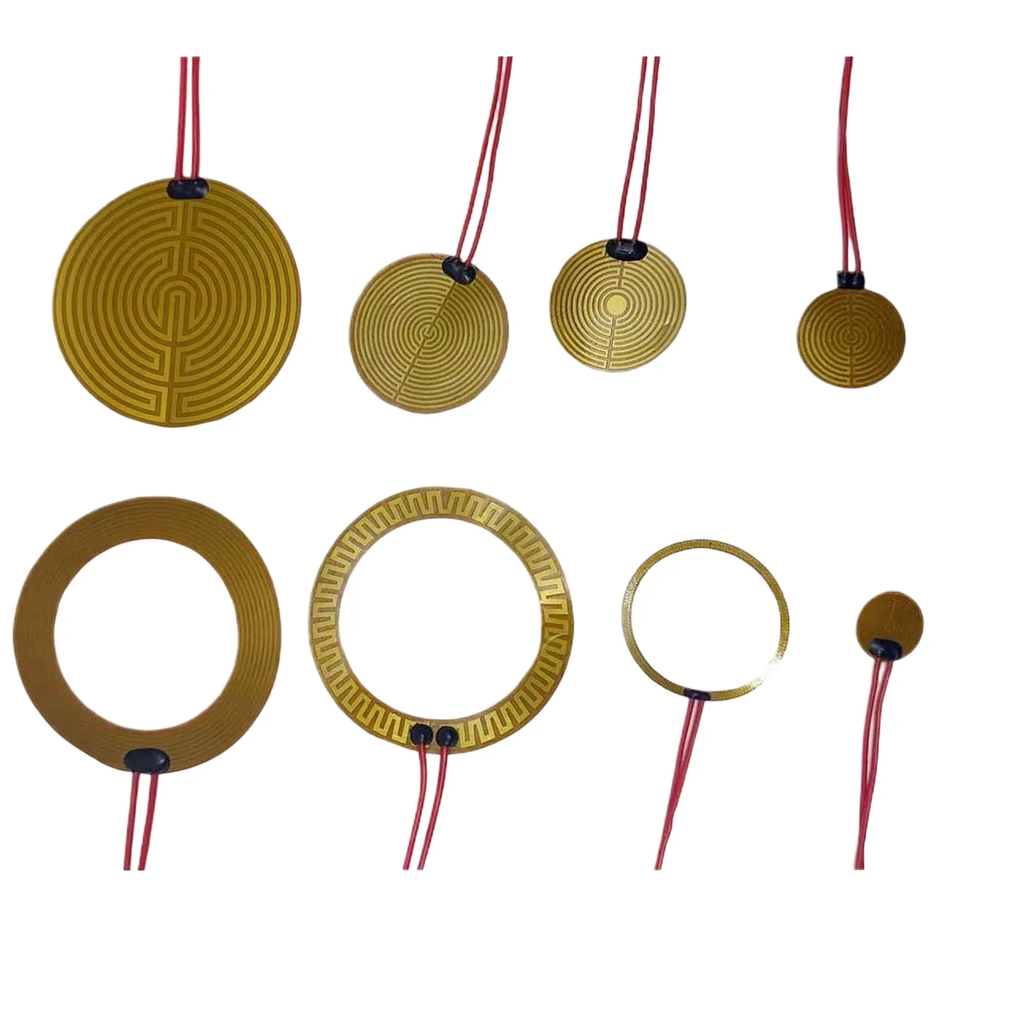 20 30 40 50 60 80 -160 mm Round Ring PI Polyimide Film Electric Heater ...