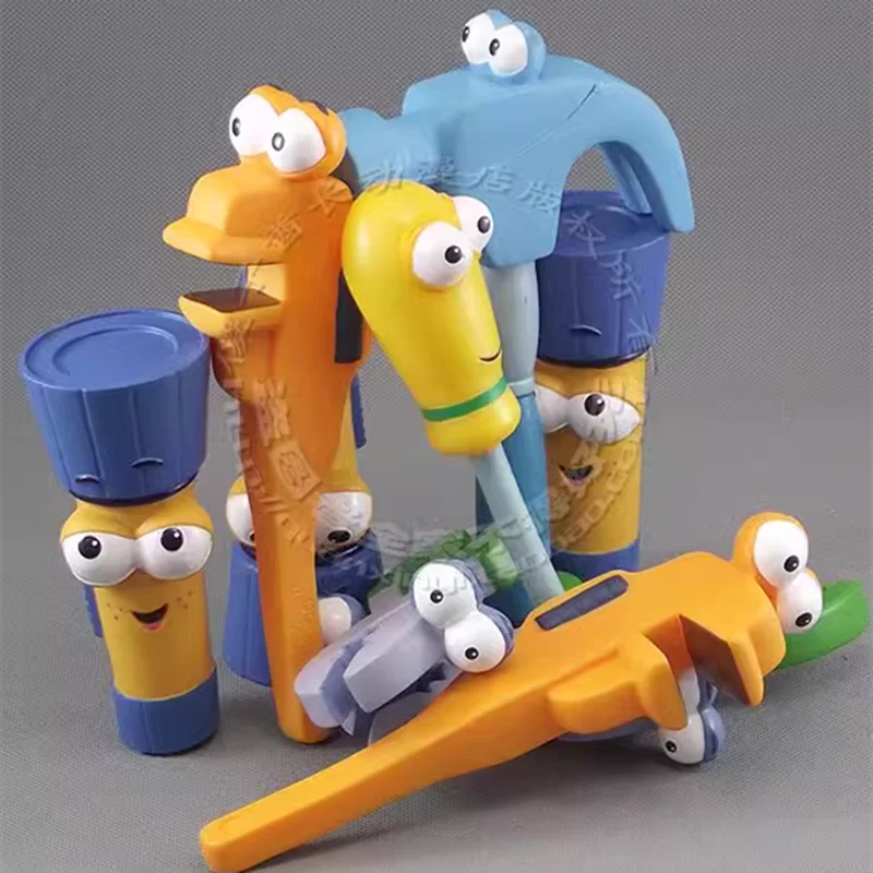 13-20cm cartoon Manny Garcia and his tools figure doll PVC kids good ...