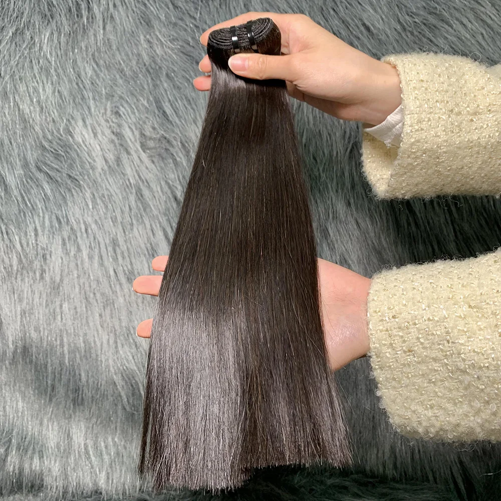 Mechones-de-pelo-liso-brasile-o-cabello-humano-liso-tejido-Natural-100 ...