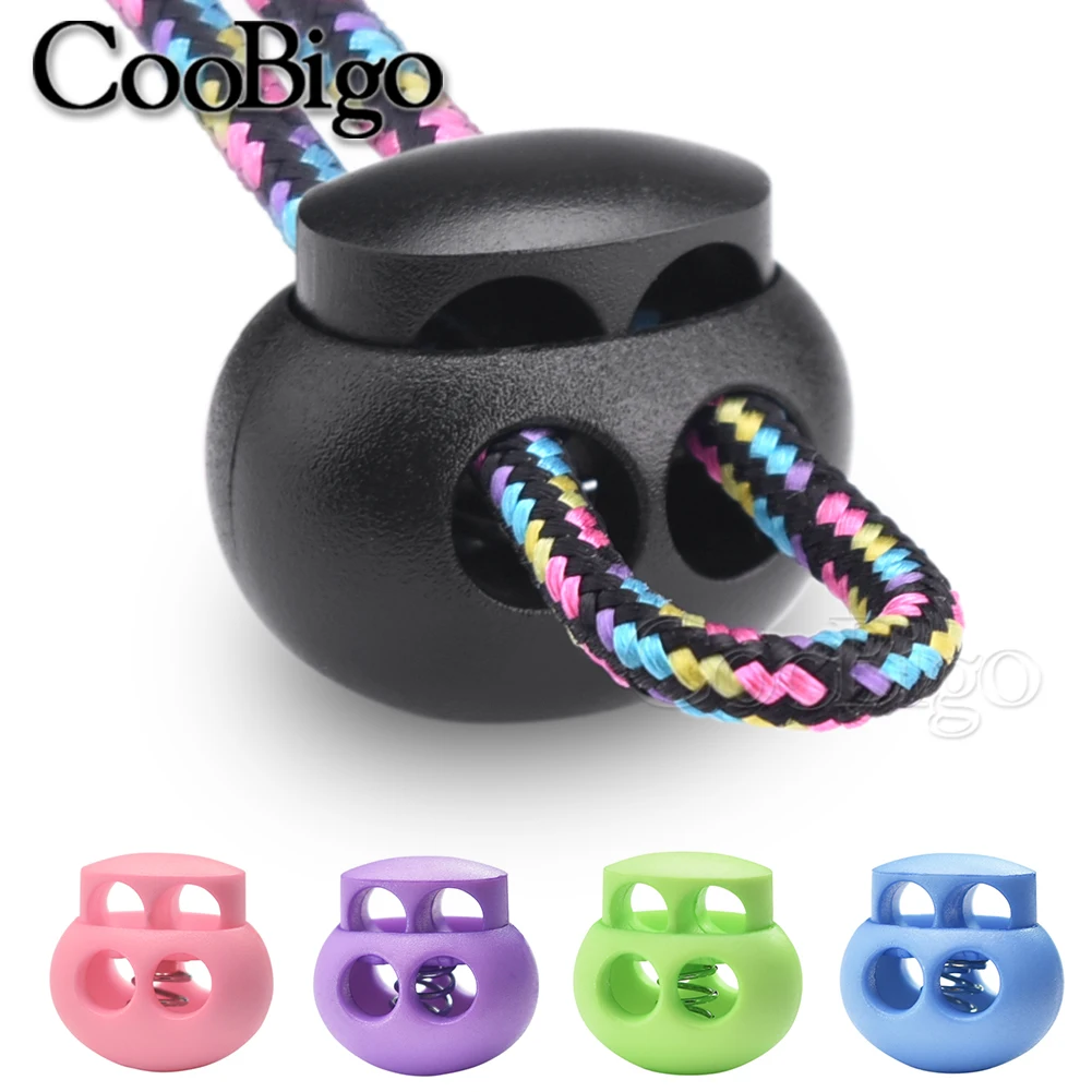 Plastic-Stopper-Cord-Lock-End-Toggle-Clip-Spring-Fastener-Clamp-for ...