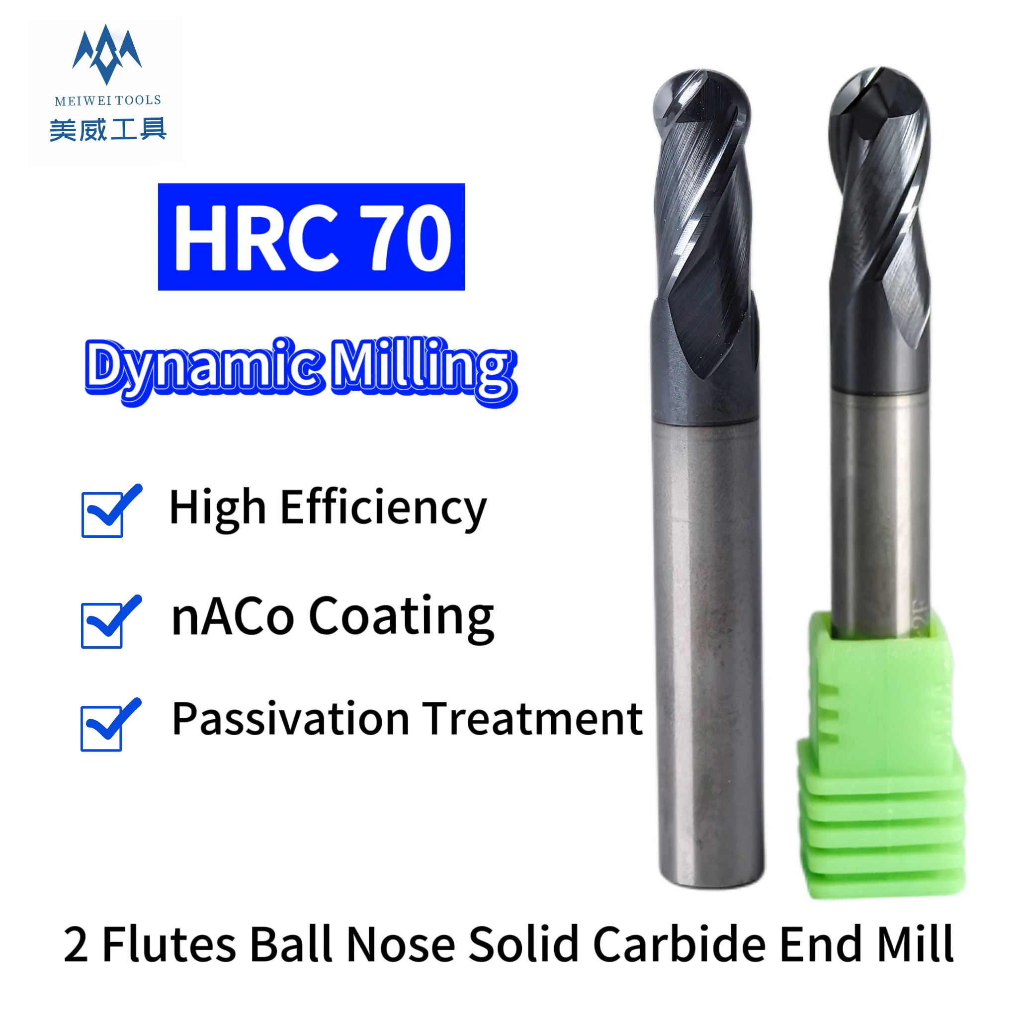 2-Flutes-HRC-70-Ball-Nose-End-Mill-for-Dynamic-Milling-Solid-Carbide ...