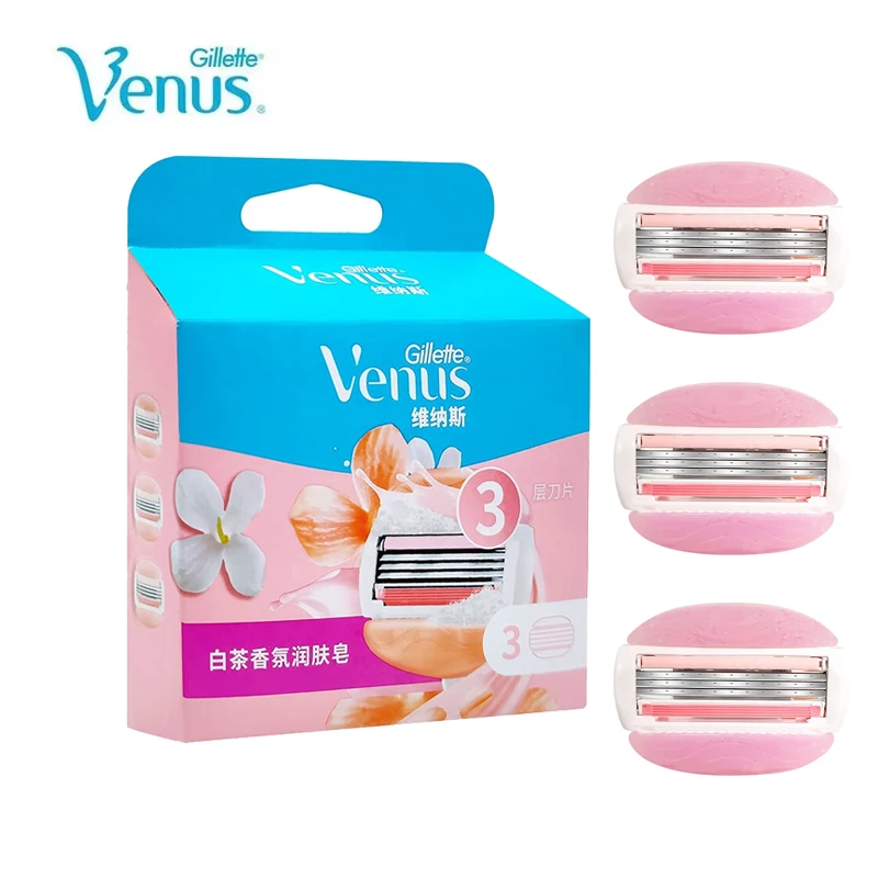 Gillette-Venus-ComfortGlide-White-Tea-Women-s-Razor-Blade-Refills-3 ...