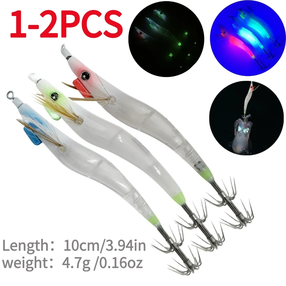 Octopus-Cuttlefish-Fishing-Bait-Luminous-Lure-with-Squid-Jig-Hook-Wood ...