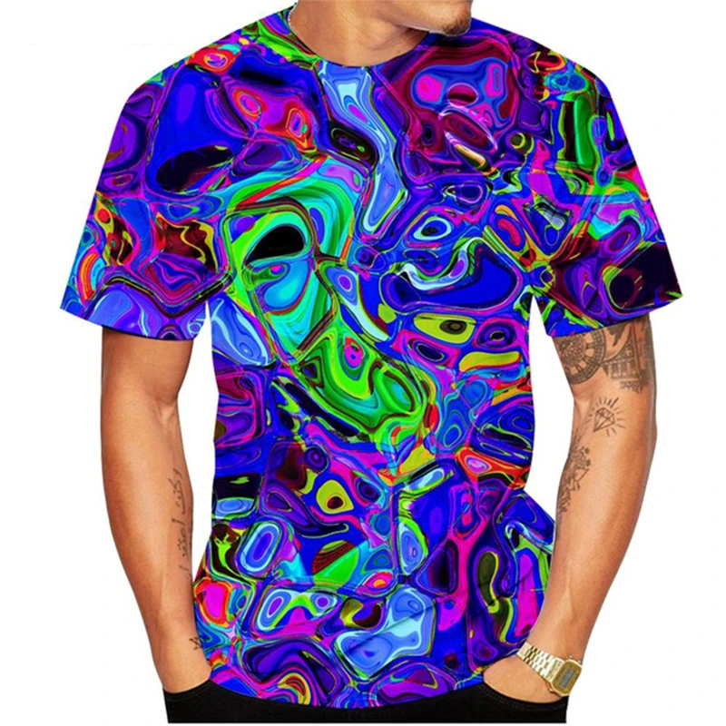Trippy-Psychedelic-Art-3d-Print-T-Shirt-Men-Women-O-Neck-Fashion ...