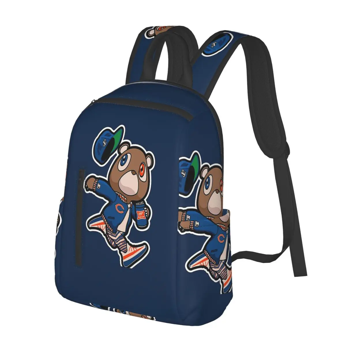 Kanye West Dropout Bear Chicago Vintage Graduation Backpack School Bag ...
