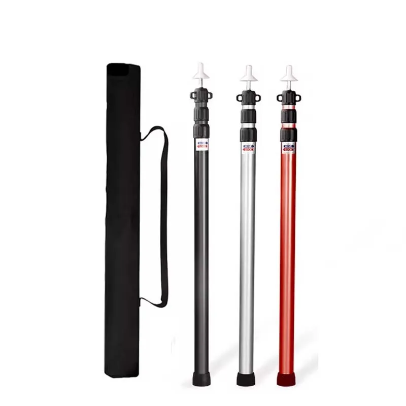 2-3M-Adjustable-Tent-Support-Rod-Beach-Shelter-Tarp-Awning-Pole ...