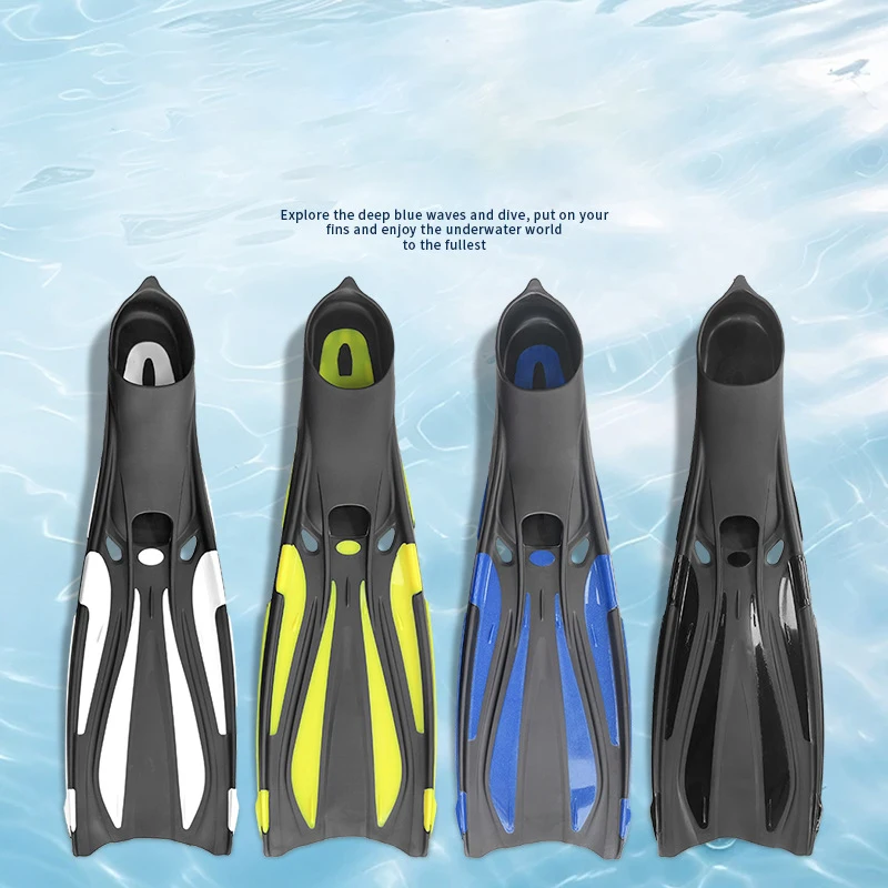 Adult Professional Diving Fins Long Snorkeling Frog Shoes for Male ...