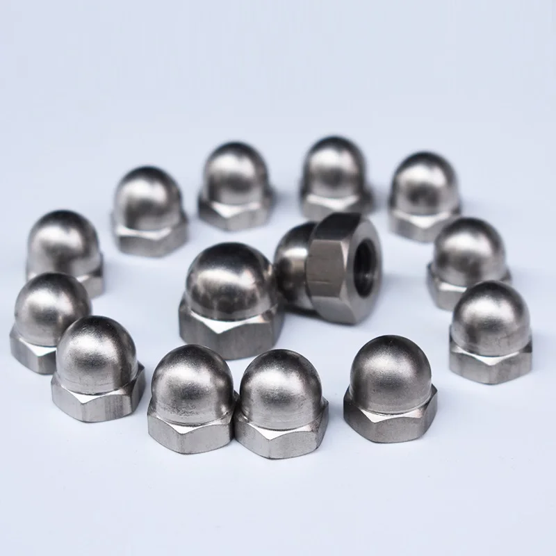 10pcs M3 M4 M5 M6 M8 M10 M12 M16 M20 titanium alloy cap acorn dome head ...