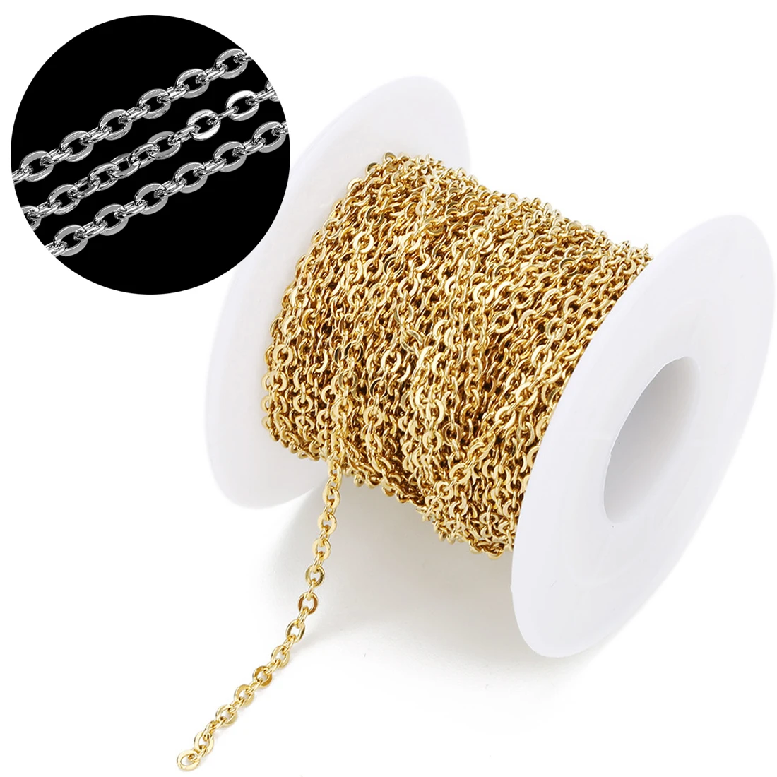 1M-Stainless-Steel-Cable-Gold-Chain-Link-Chain-Bulk-For-Necklace ...
