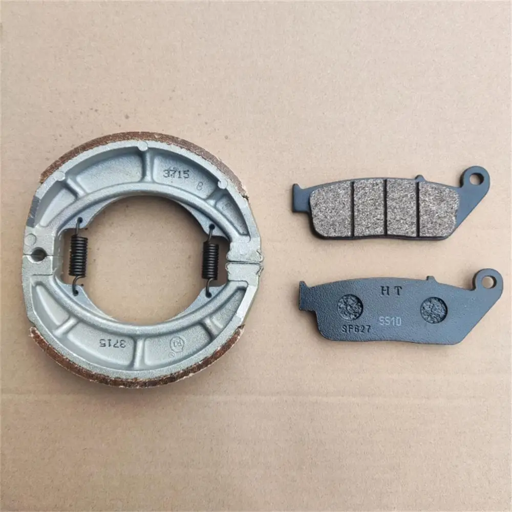 Original-Motorcycle-Front-Brake-Disks-Pads-Rear-Brake-Drum-Shoes-For ...
