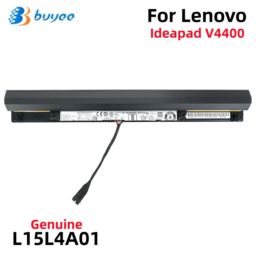 L15L4A01 L15S4A01แบตเตอรี่เดิมสำหรับ Lenovo Ideapad V4400 300 14IBR 300 ...