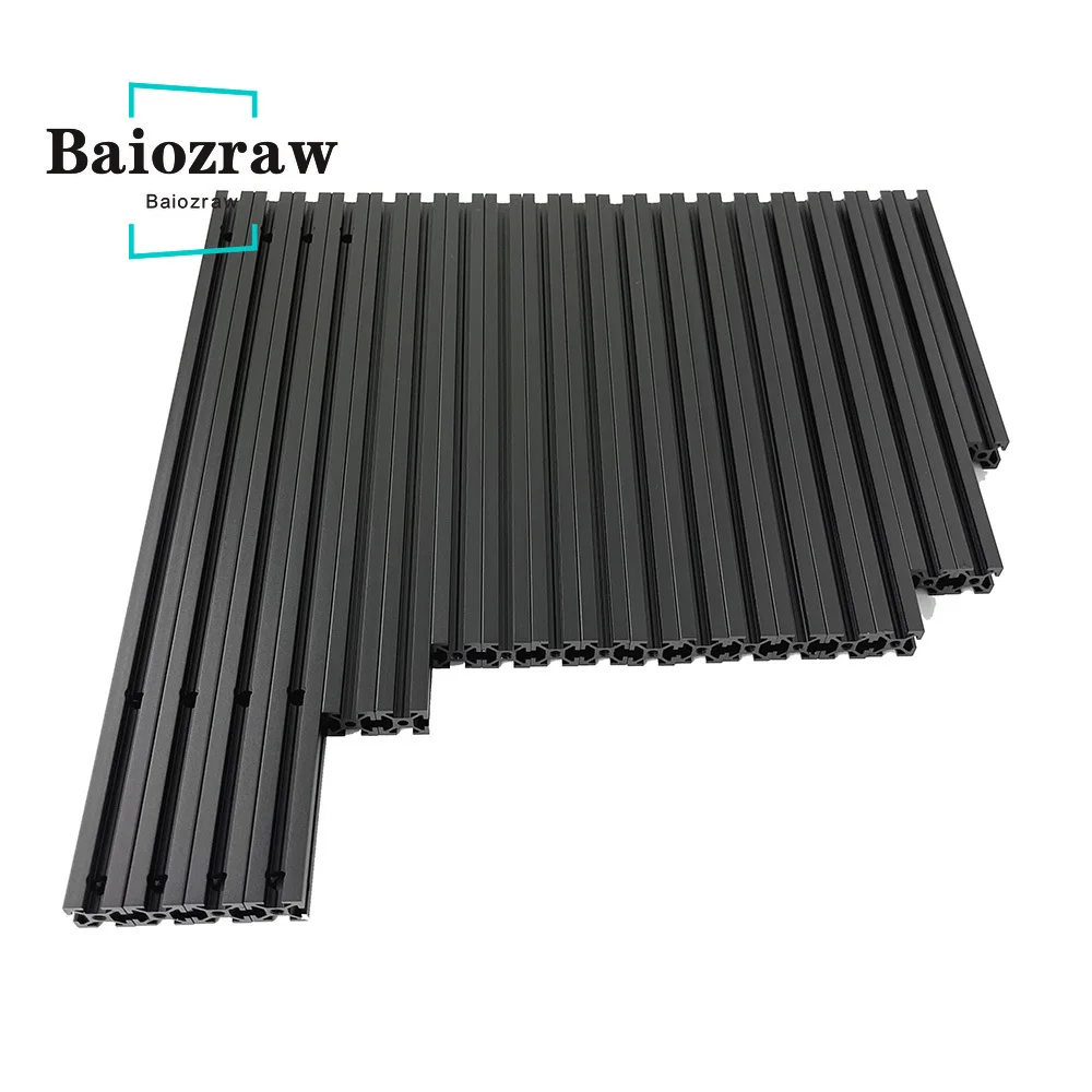 Baiozraw-PreTapped-Misumi-Extrusion-Frame-Kit-Gasherbrum-K3-Black ...