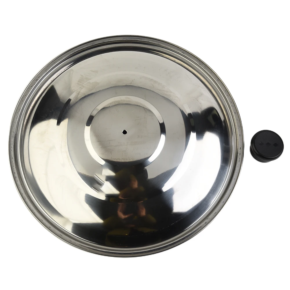 Wok-Pan-Pot-Lids-Stainless-Steel-Lid-Replacement-Round-32-34-36-38-40cm ...
