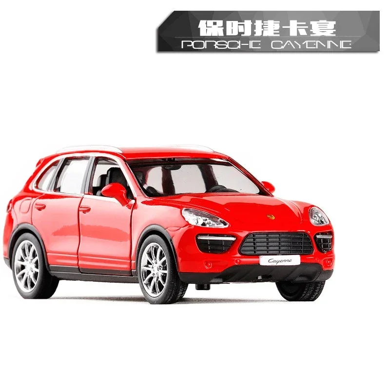 1:36 Cayenne SUV Diecast Pull Back Model Car High Simulation Exquisite ...