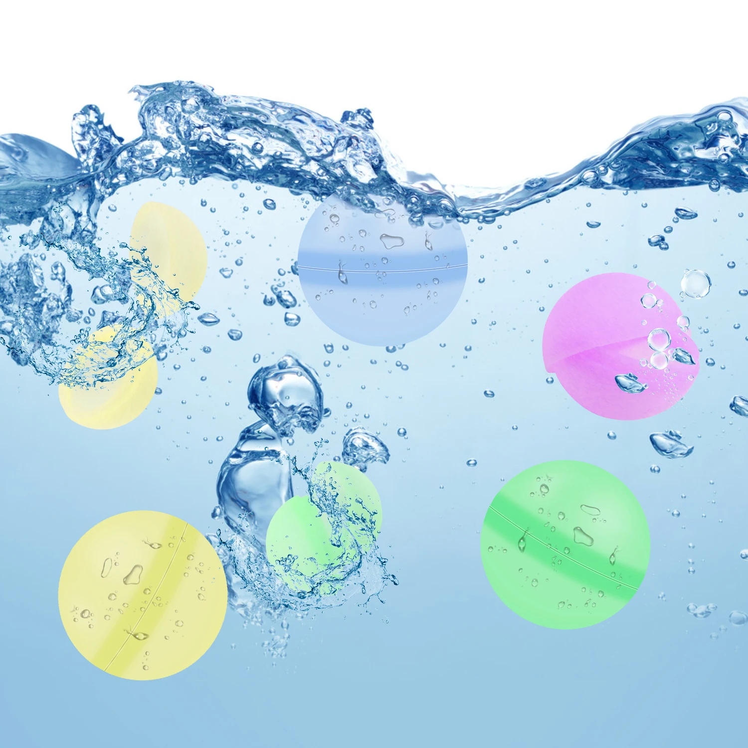 Reusable-silicone-water-ball-spherical-water-ball-toy-with-quick-water ...