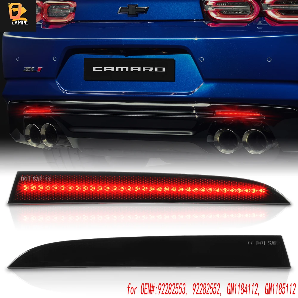 Red-LED-Rear-Bumper-Reflector-Lights-for-Chevrolet-Camaro-Traverse-for ...