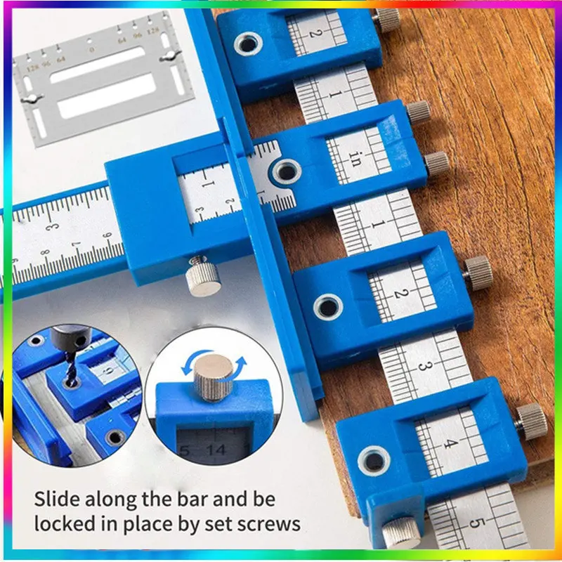 Drill Guide Punch Locator Installation Ruler Tool Hole Punch Jig Tool ...