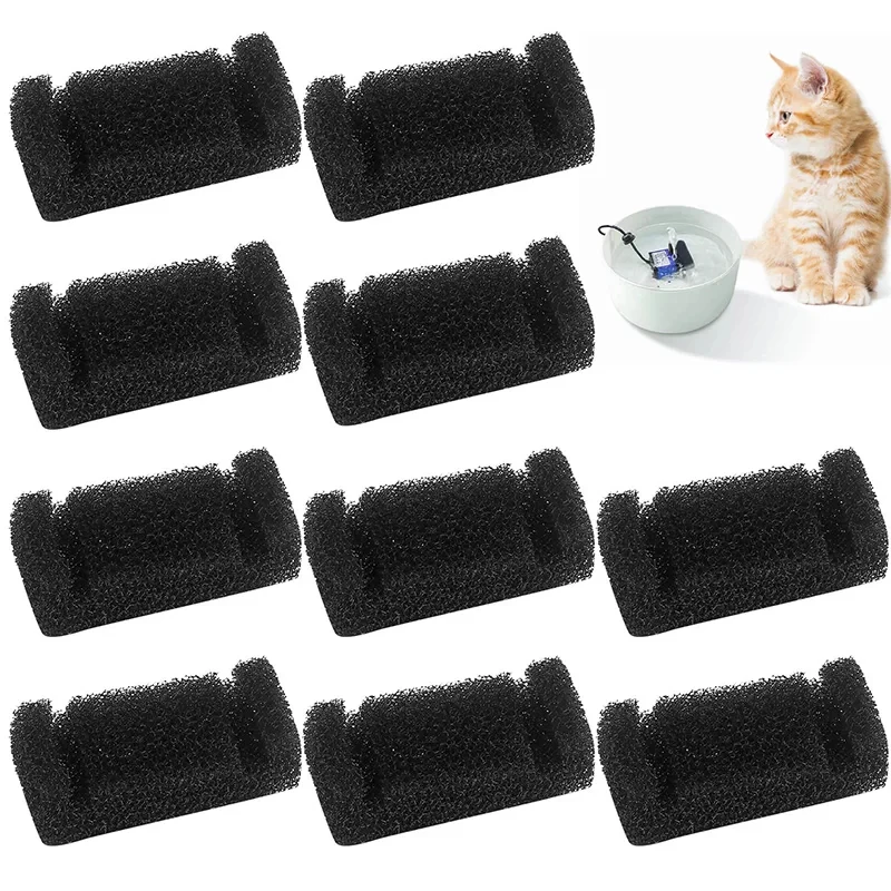 10-4-1Pcs-Pet-Drinking-Sponge-Filter-Water-Dispenser-For-Cats-And-Dogs ...