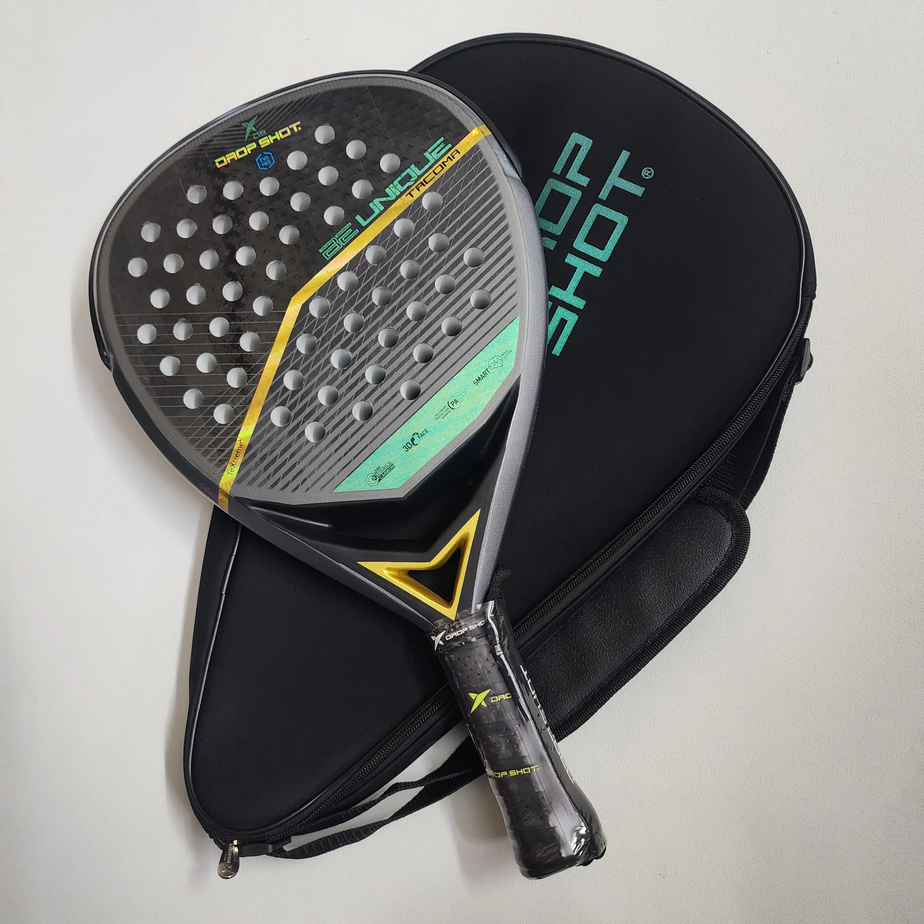 Paddle-Tennis-Padel-Racket-Portable-Series-Palas-3-Layer-Carbon-Fiber ...