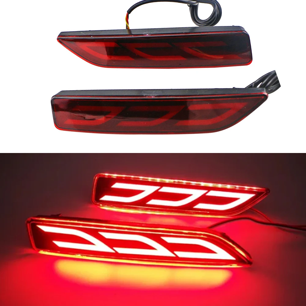 2Pcs-Rear-Bumper-Light-Brake-Light-Led-Reflector-for-Honda-BRV-BR-V ...