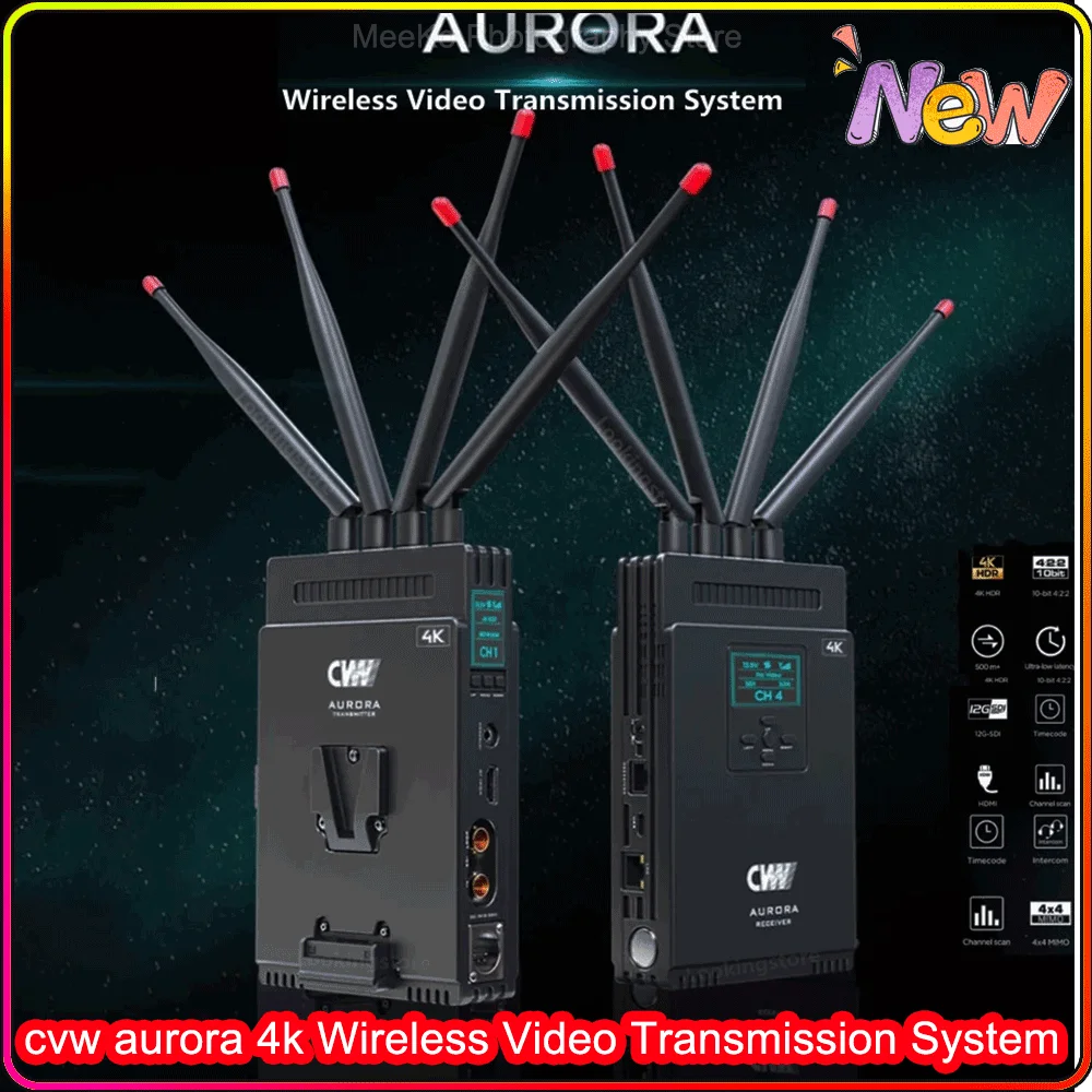 CVW-AURORA-4K-Wireless-Video-Transmission-System-60Hz-HDR-500M-Transmission-distance-Transmitter ...