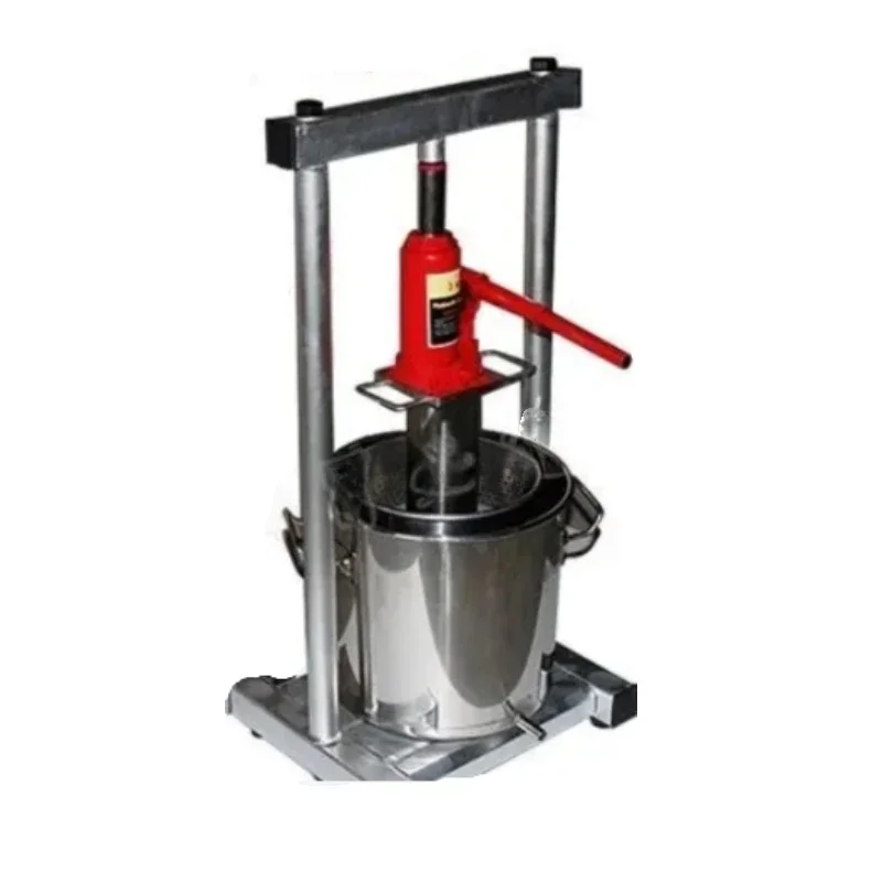 12-22L-Manual-Hydraulic-Fruit-Squeezer-Stainless-Steel-Small-Honey ...