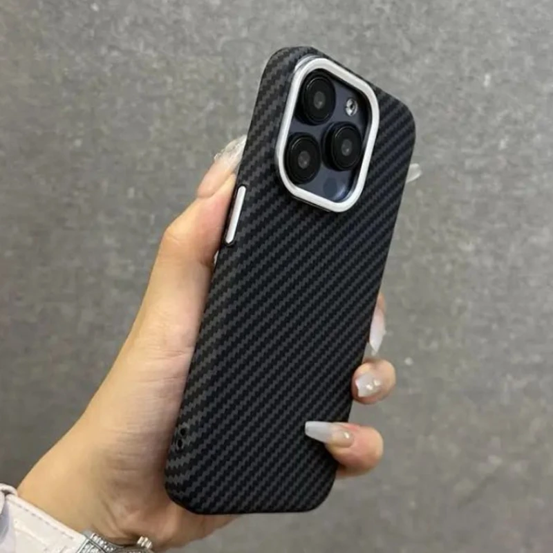 HOCE-Luxury-Carbon-Fiber-Texture-Magnetic-Phone-Case-For-iPhone-16-15 ...