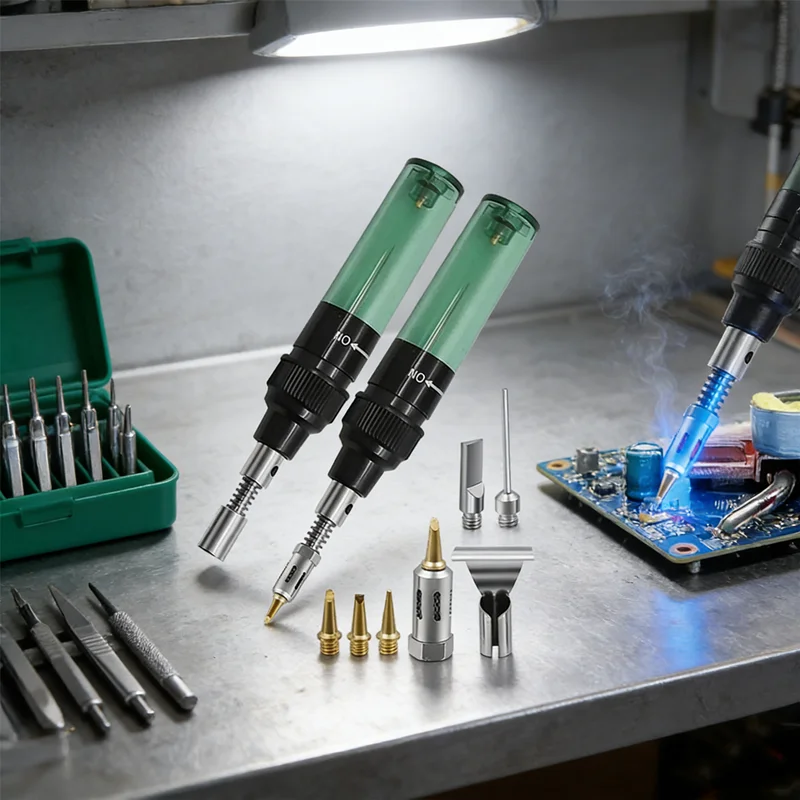 Multi Function Butane Soldering Torch Kit 1300 C Portable Soldering ...
