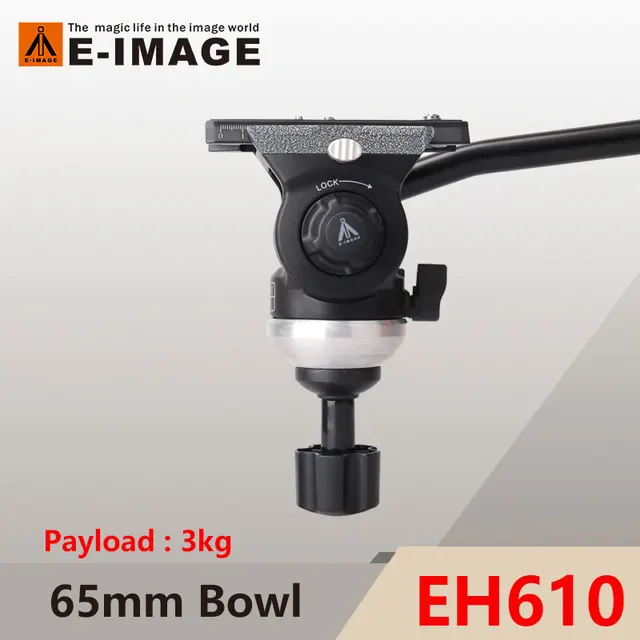 E-IMAGE 710A GH05 GH08 EH610 GH06 GH10 GH03 Plus Camera Fluid Head With ...