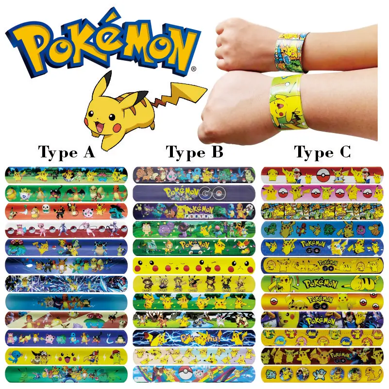 Pokemon-Snap-Bracelets-Pikachu-Figurine-Anime-Wristband-Child-Pocket ...