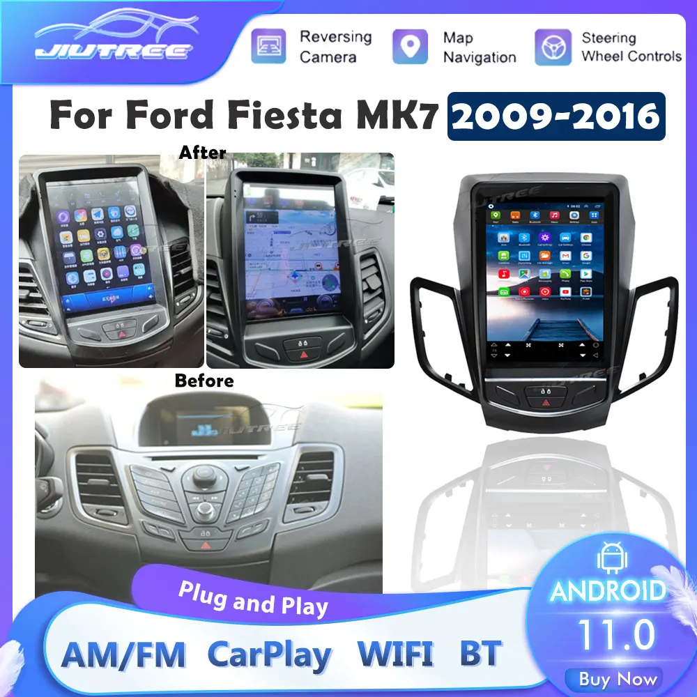 128G-Android-11-For-Ford-Fiesta-MK6-MK7-2009-2010-2016-Auto-Radio ...