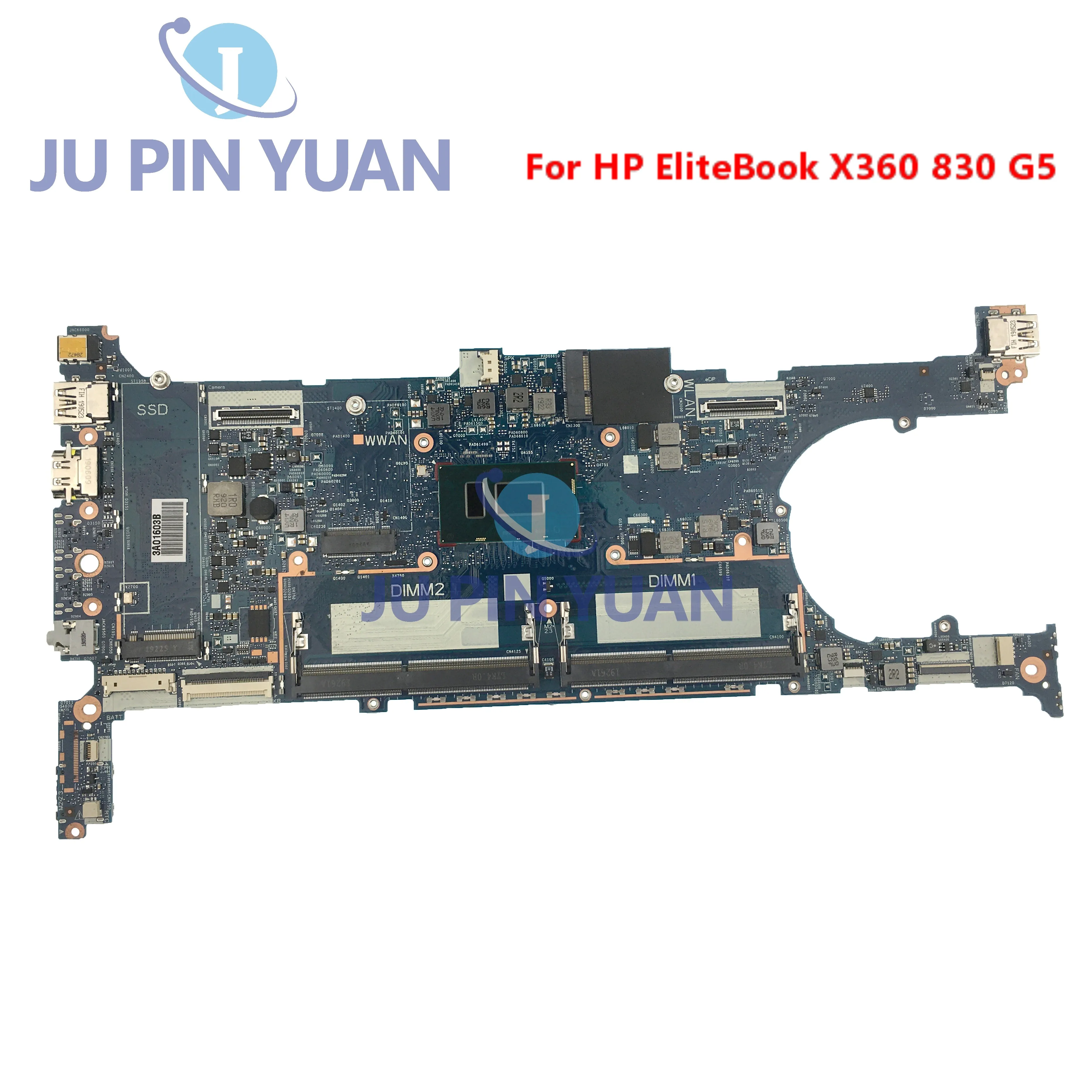 For HP EliteBook X360 830 G5 Mainboard HSN I22C Laptop Motherboard ...