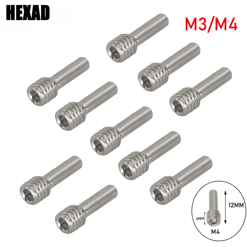 10pcs M3x12mm M4x12mm Screw Set Front&Rear Bumper Pin Screws Middle ...