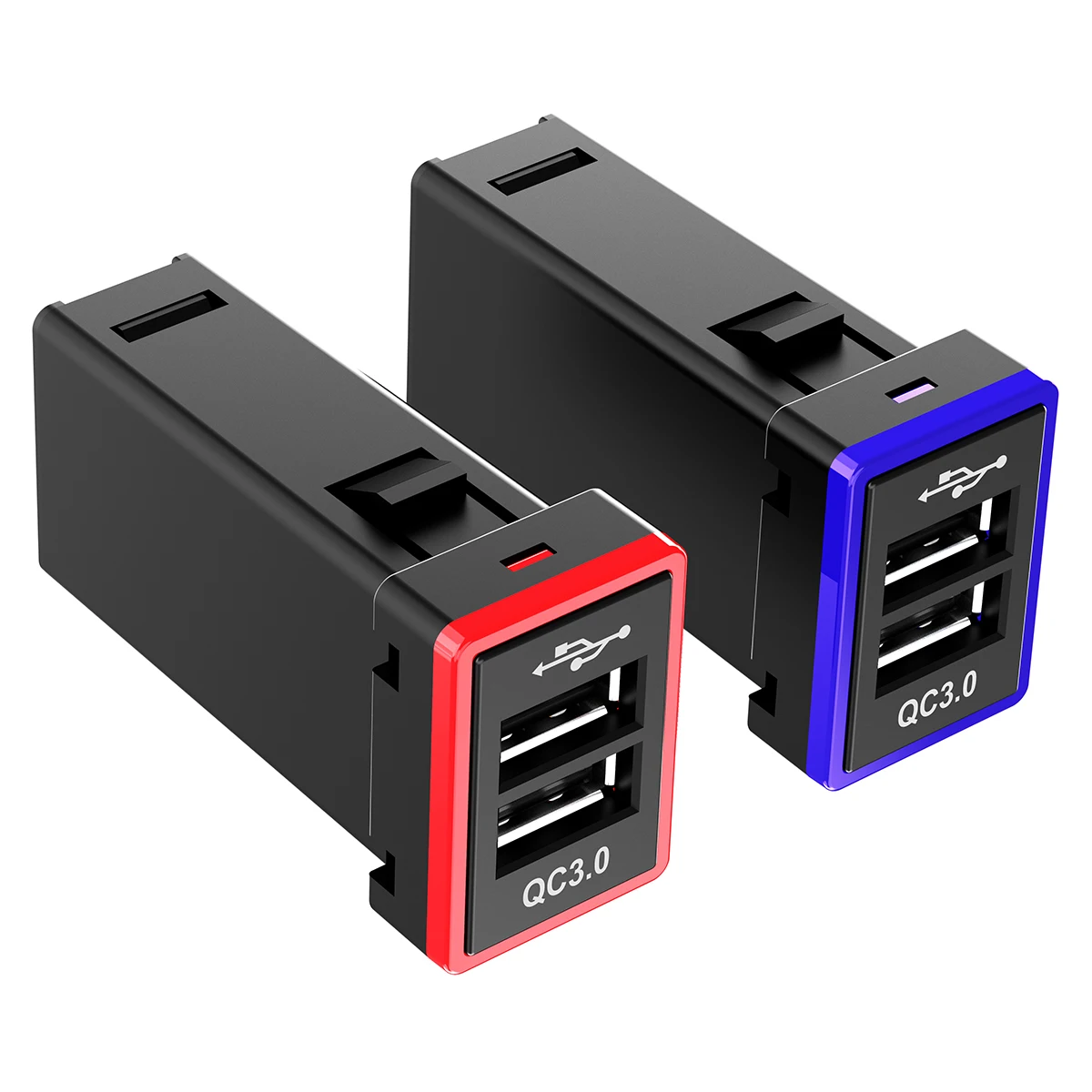 Car-QC3-0-Quick-Charge-Car-AUX-Socket-Dual-USB-Socket-Car-Cable-Adapter ...