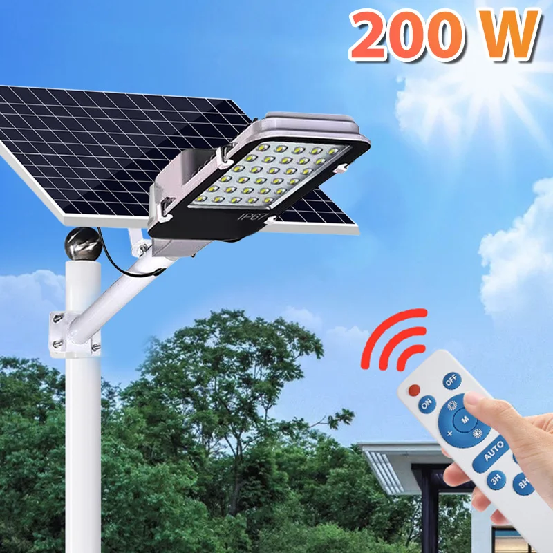 200W Split solar street light Waterproof LED Solar Street Light ...