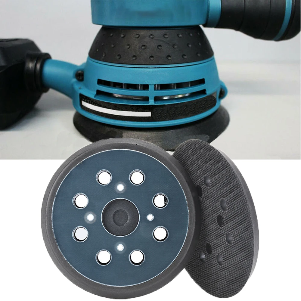 125-MM-Back-up-Sanding-Pad-5inch-8-Holes-4-Nails-Hook-and-Loop-Sander ...