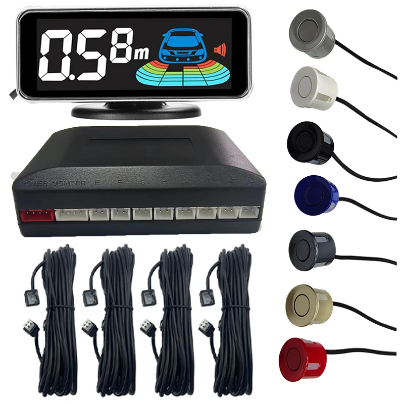 Multiple-Radar-Parking-Sensor-Kit-Backlight-Parktronic-LED-Display ...