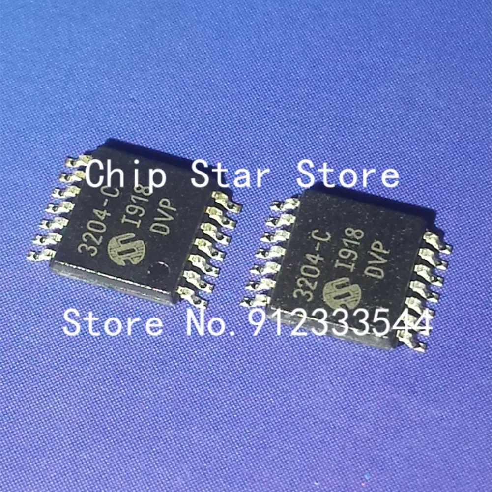 20pcs/Lot MCP3204 CI/ST MCP3204 TSSOP14 Analogue To Digital Converter ...