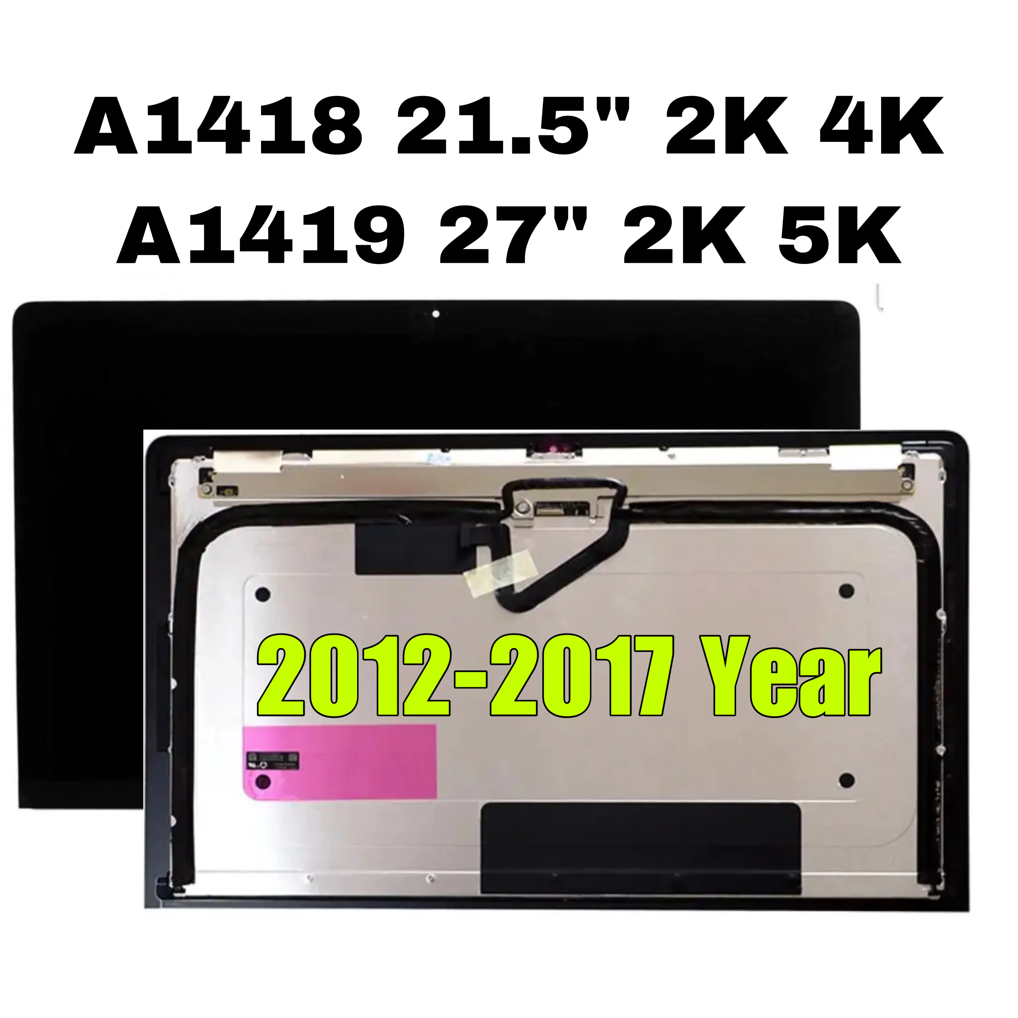 A1418-2K-4K-21-5-LCD-Screen-For-iMac-A1419-27-LCD-Display-Assembly-2012 ...